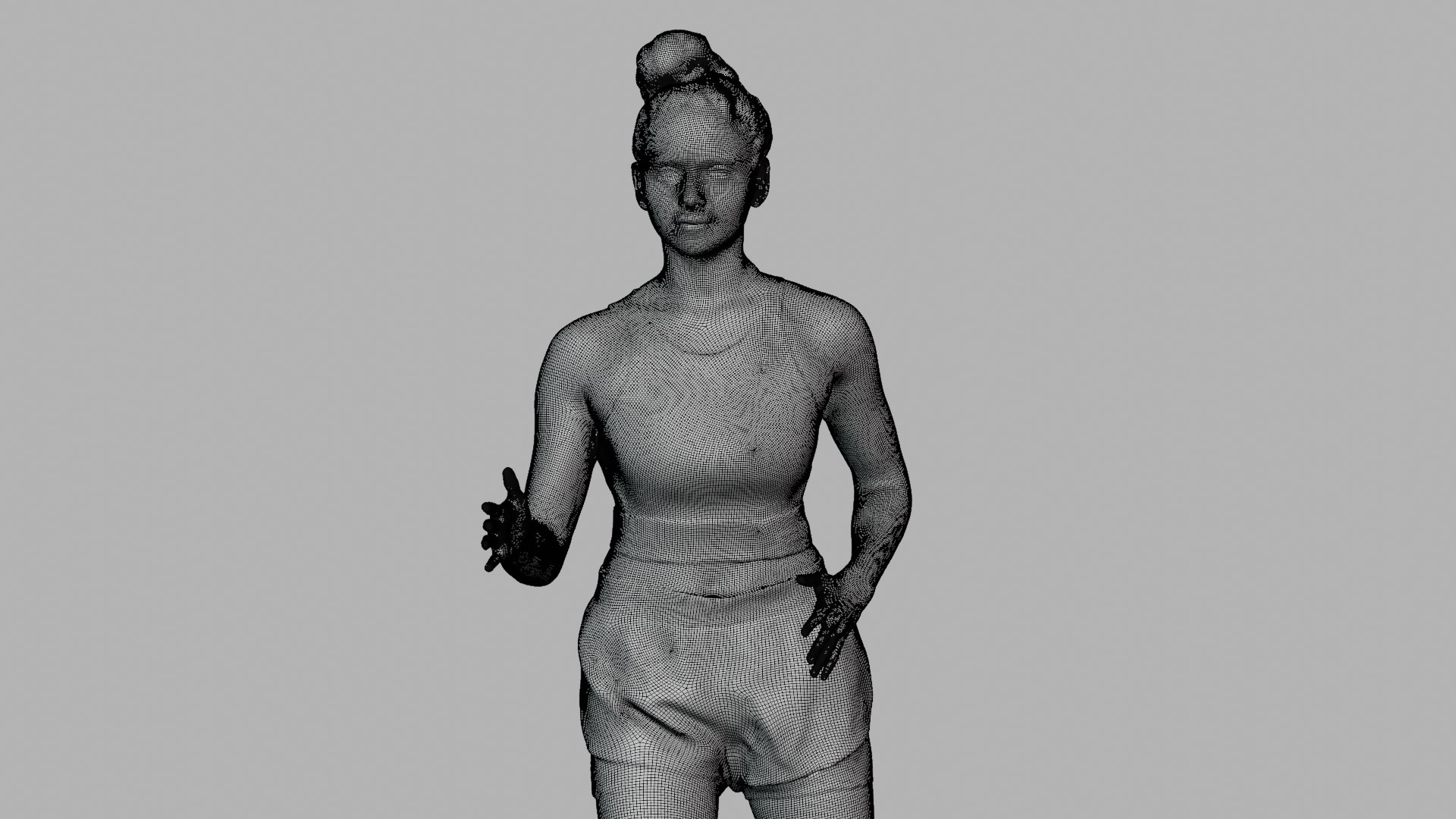 Female Running Pose 3D Model - TurboSquid 2028942