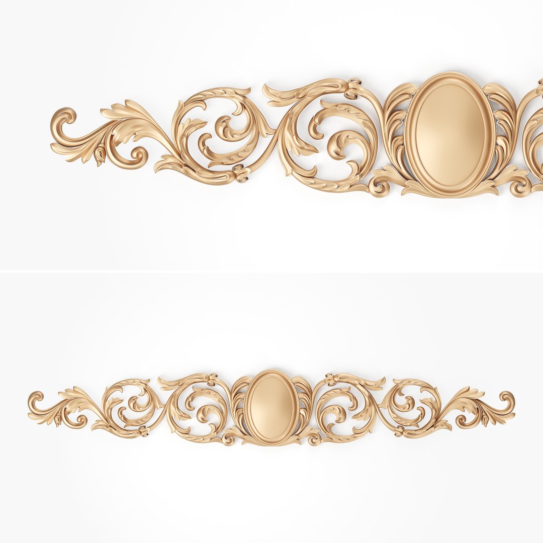 Overlays Baroque model - TurboSquid 2027458