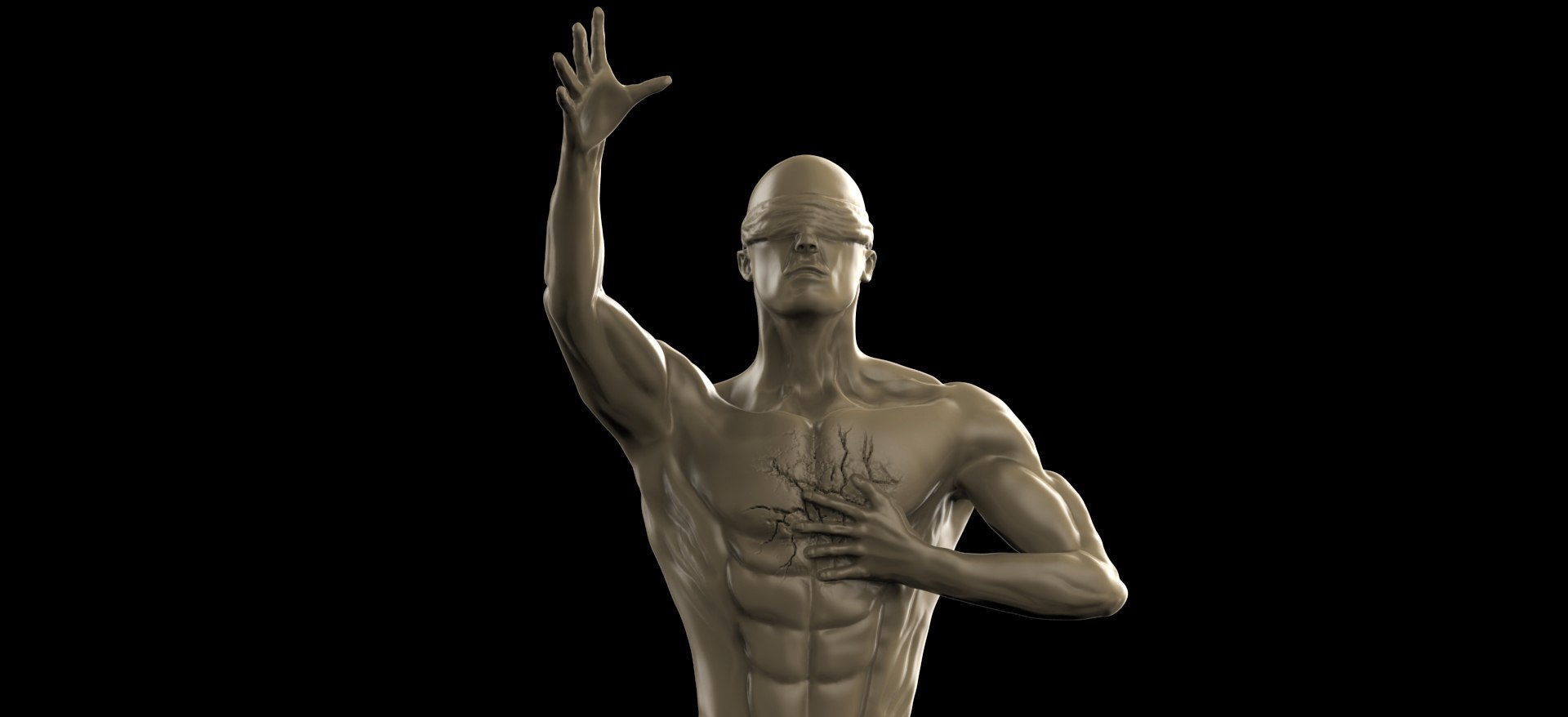 3D Human Sculpture Body Model - TurboSquid 1458937