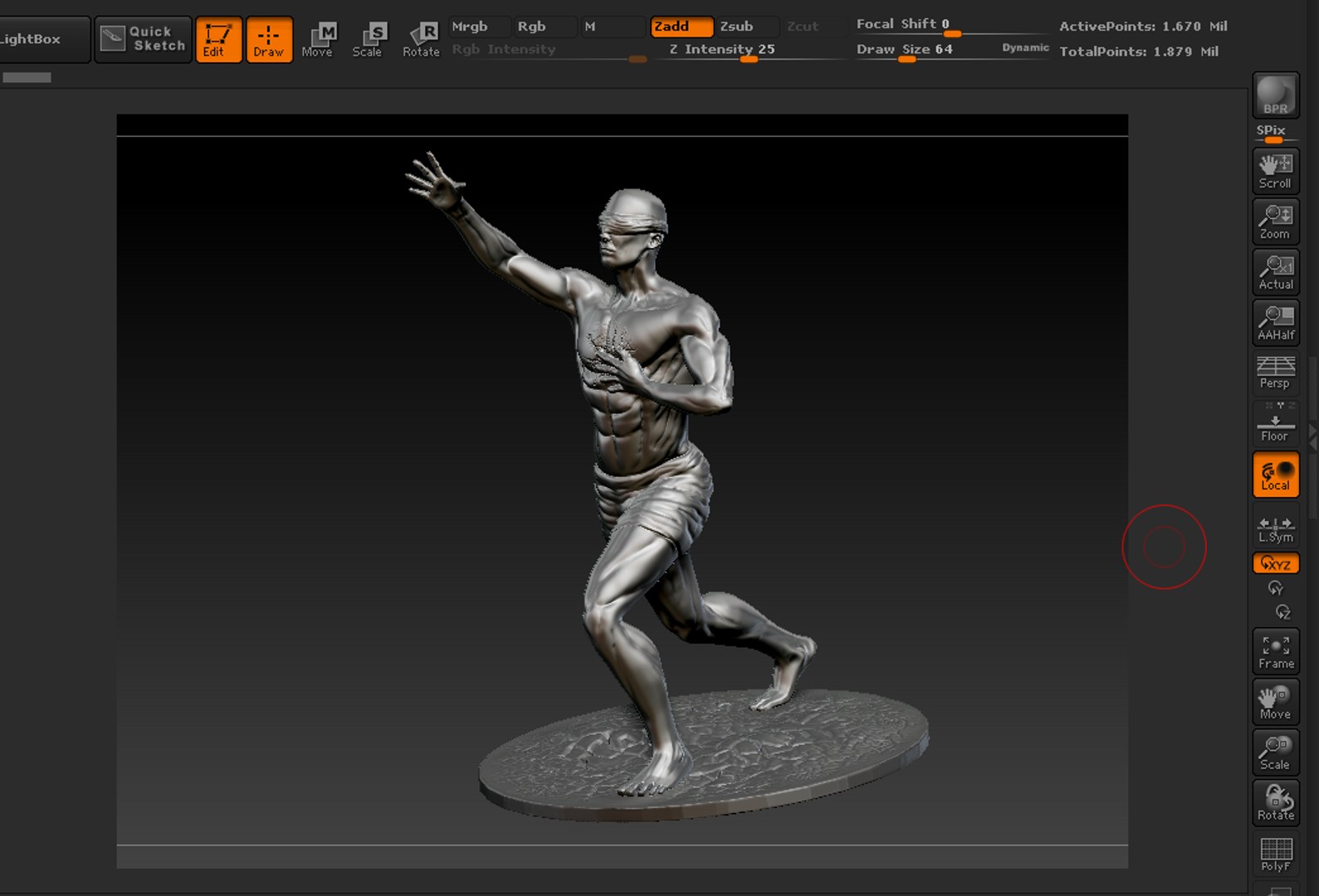 3D Human Sculpture Body Model - TurboSquid 1458937