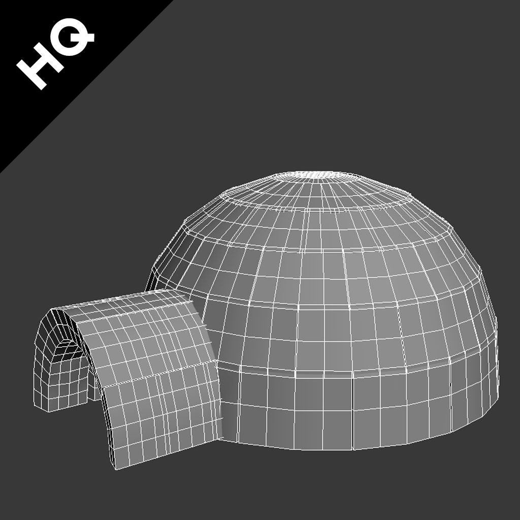 igloo 3d model