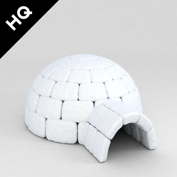 igloo 3d model