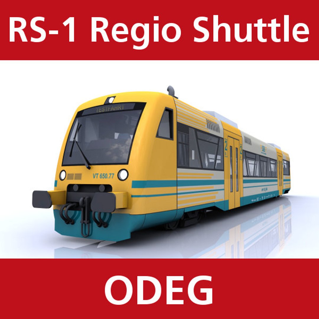 C4d Rs-1 Regio Shuttle Passenger Train