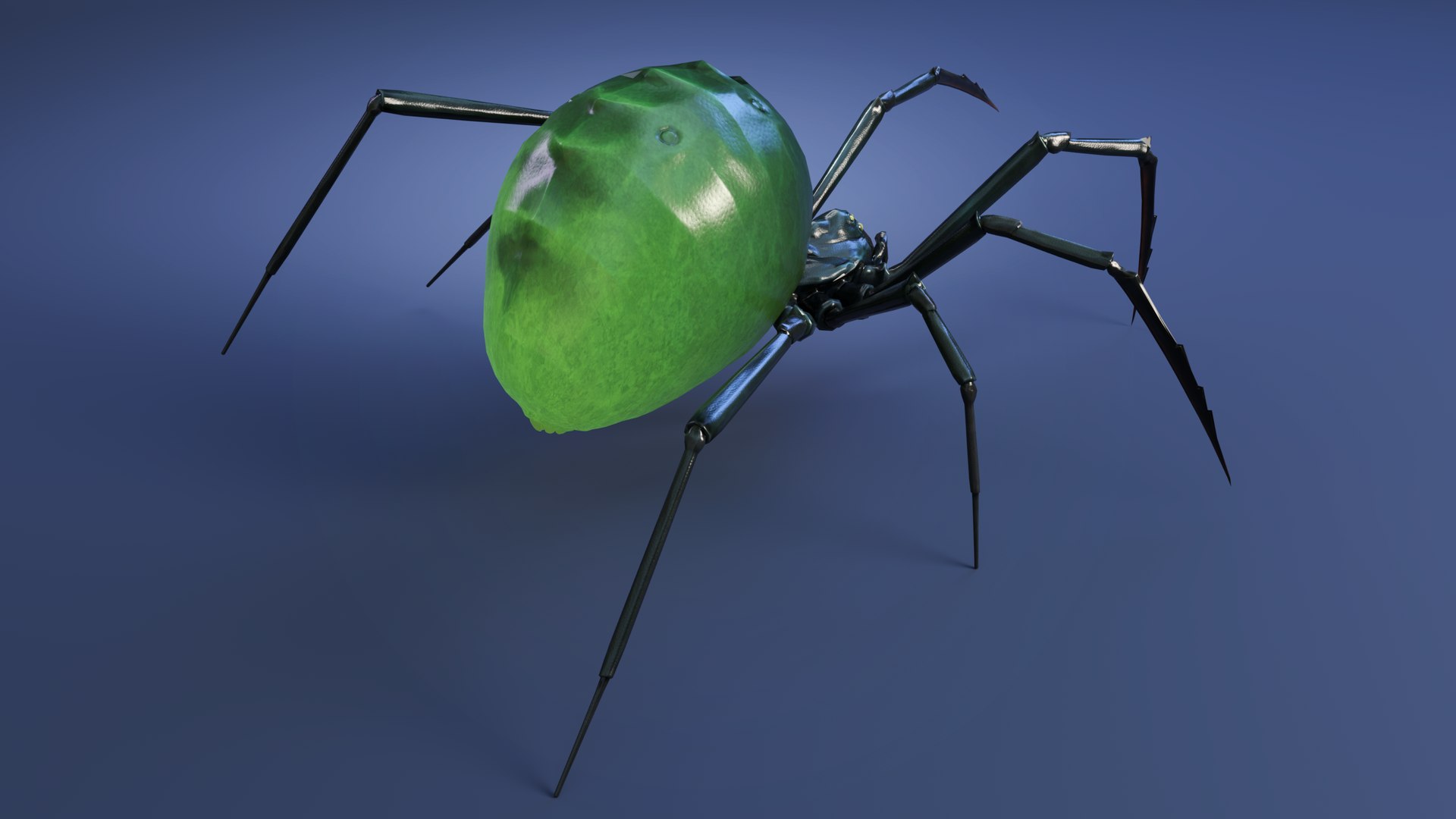 3D Emerald Sword Spider Model - TurboSquid 1885447