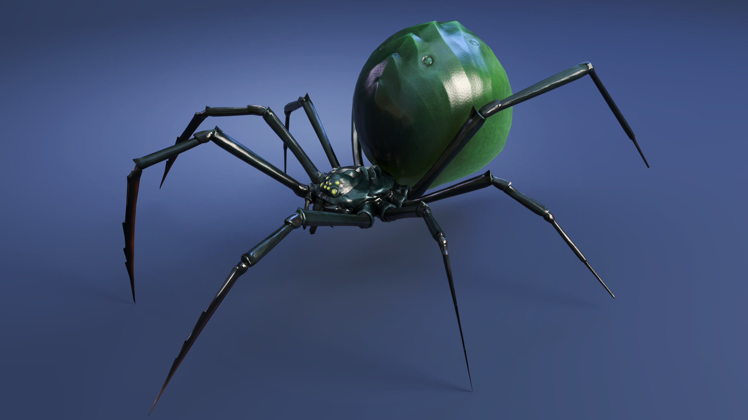 3D Emerald Sword Spider model - TurboSquid 1885447