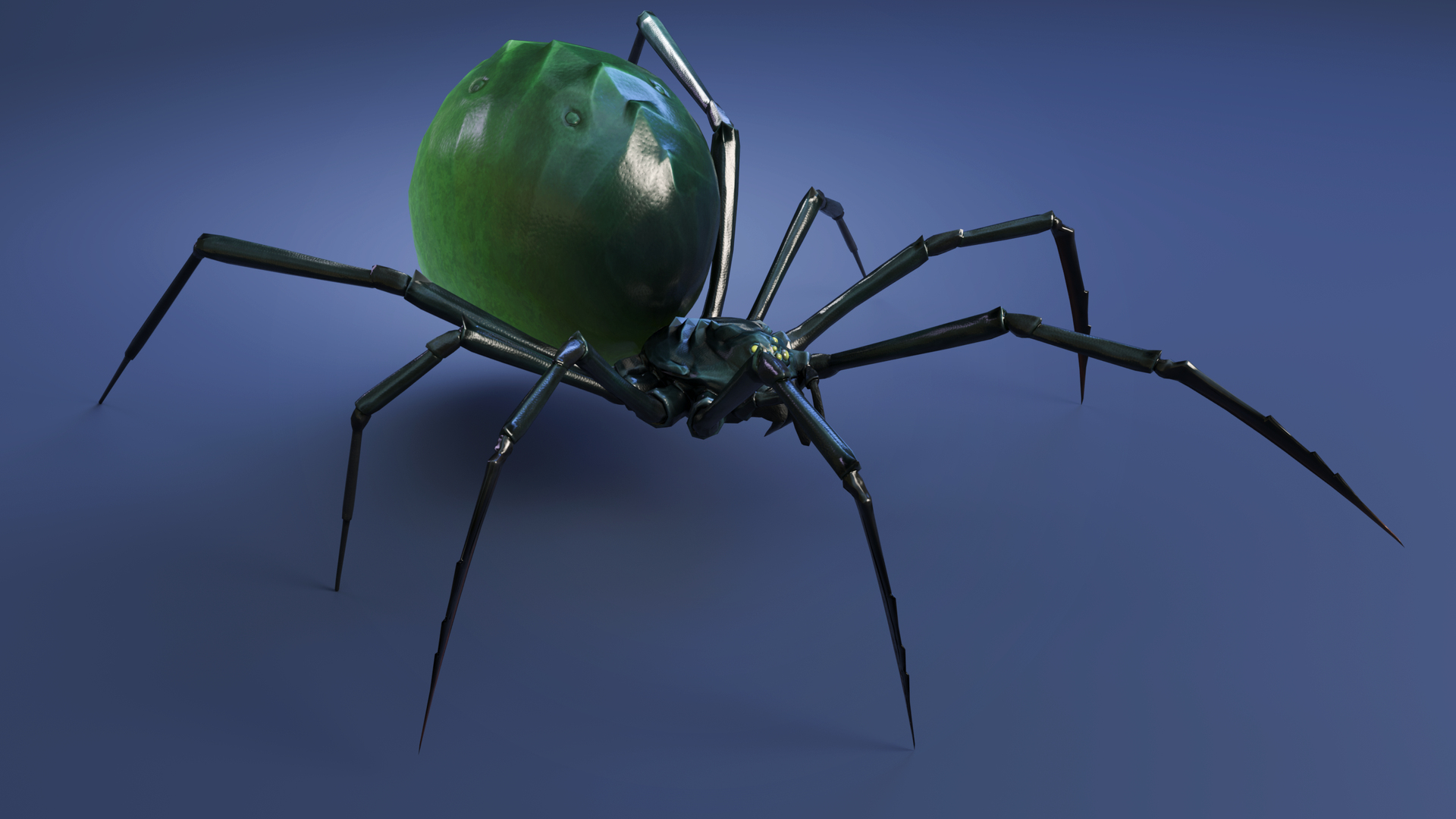 3D Emerald Sword Spider model - TurboSquid 1885447