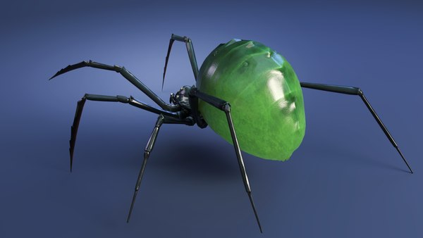3D Emerald Sword Spider model - TurboSquid 1885447