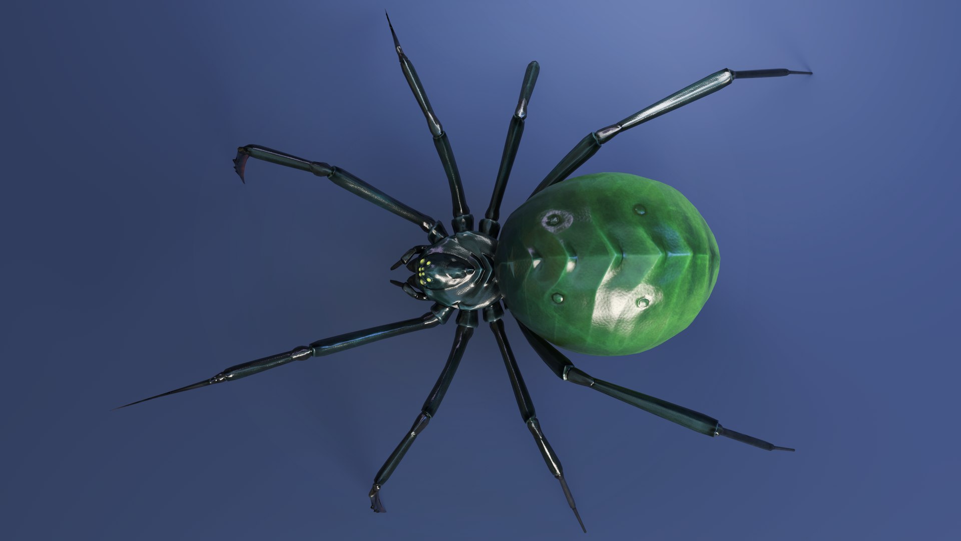 3D Emerald Sword Spider Model - TurboSquid 1885447
