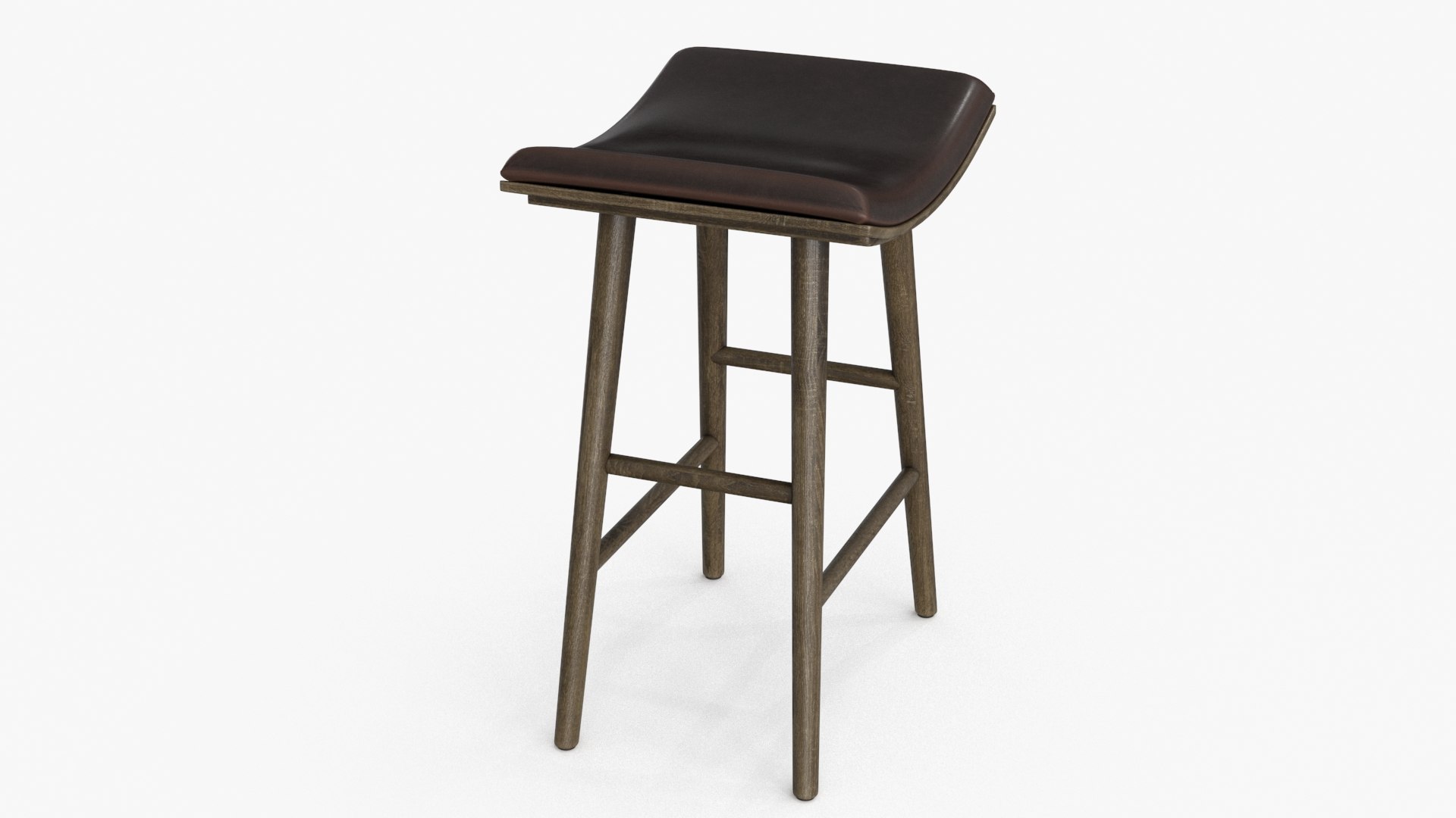3D Counter Stools Black - TurboSquid 2208888