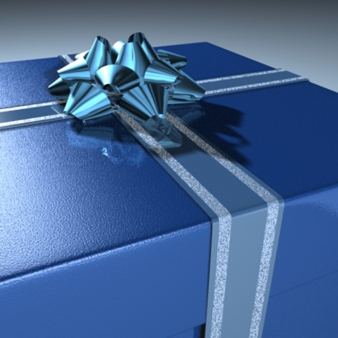 3ds max gift box