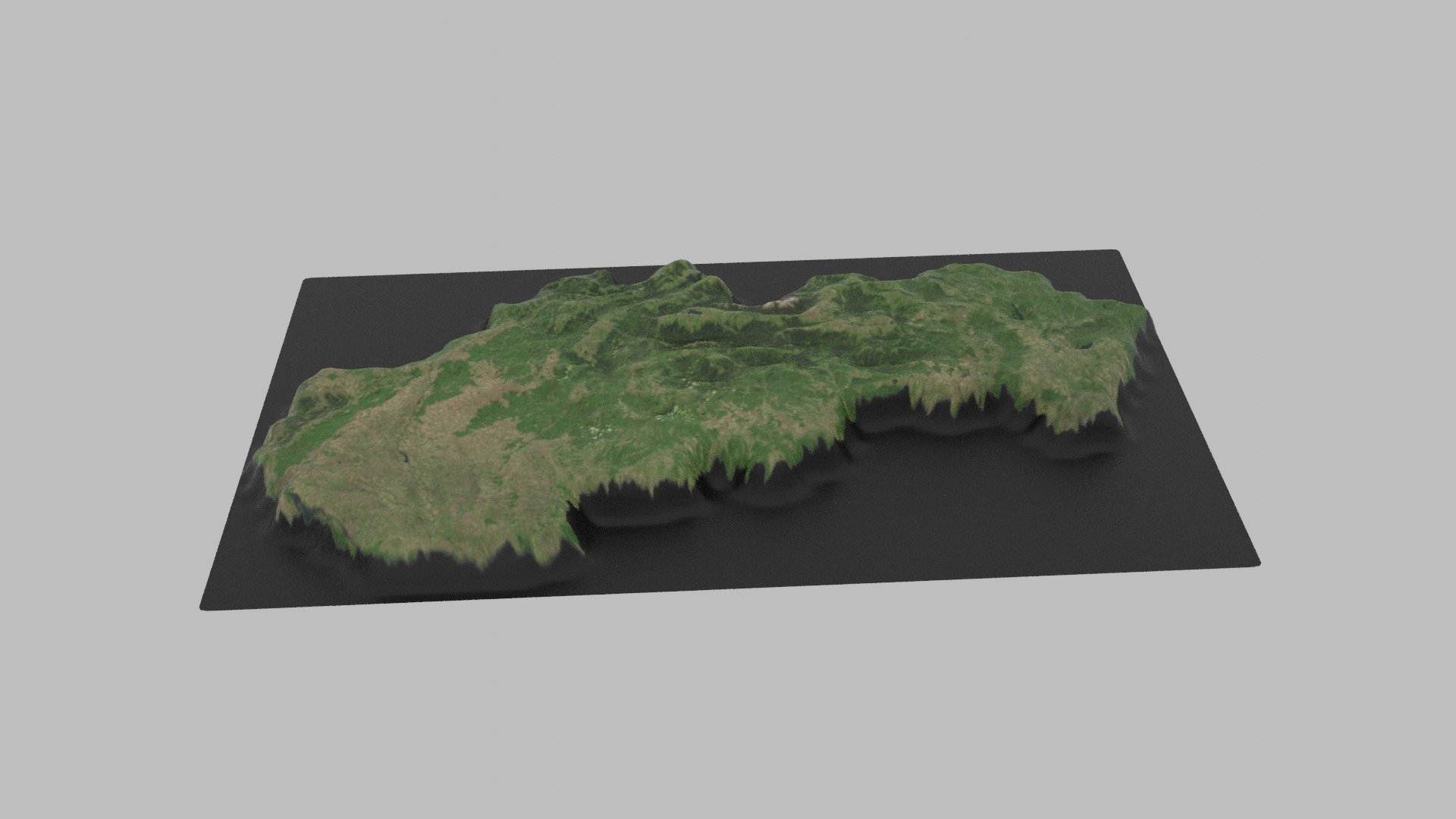 3D Model Slovakia Map Country - TurboSquid 2076350