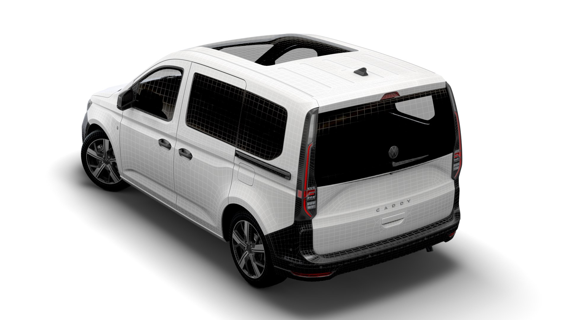 3D volkswagen caddy combi model - TurboSquid 1687033