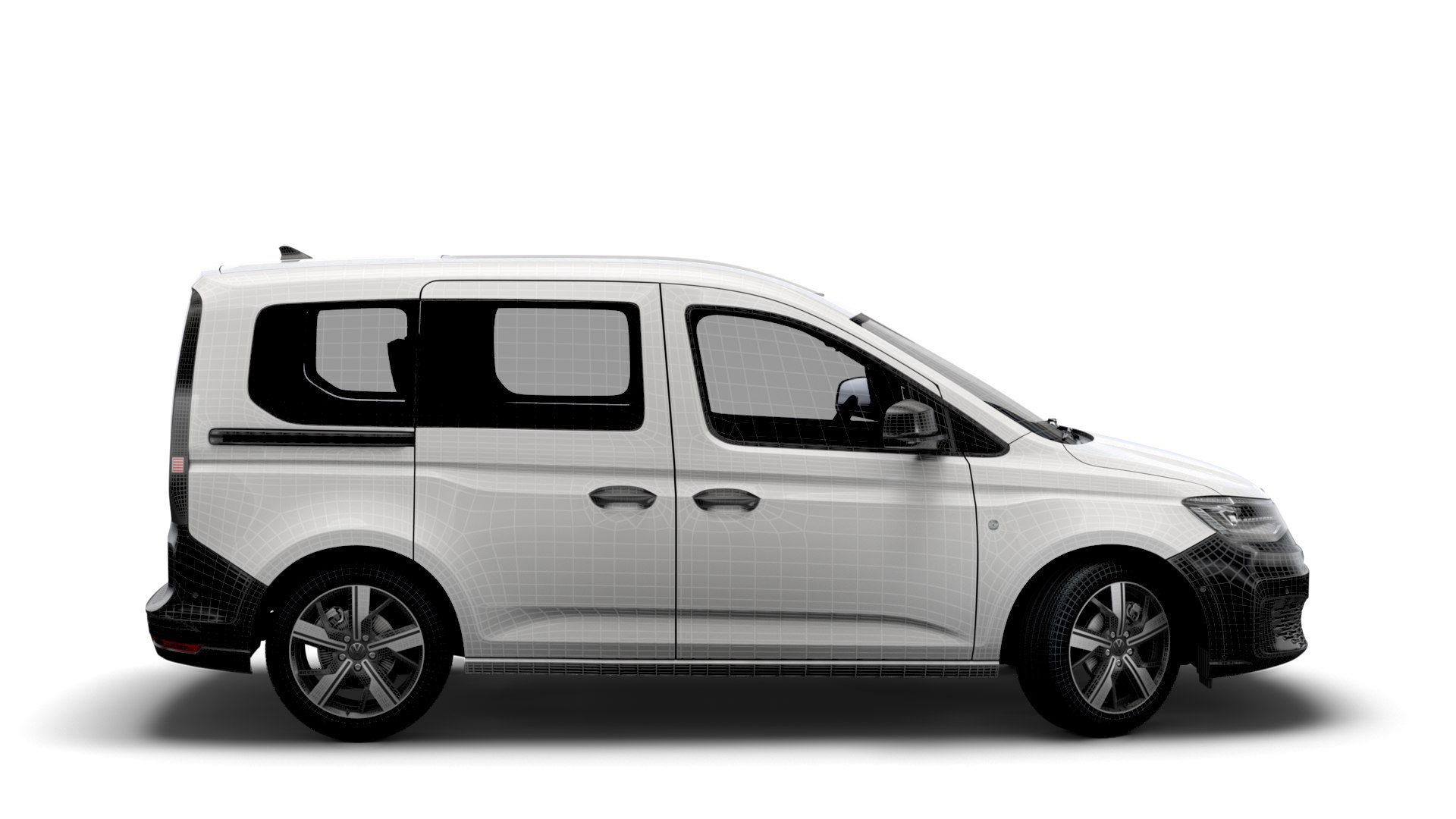 3D volkswagen caddy combi model - TurboSquid 1687033