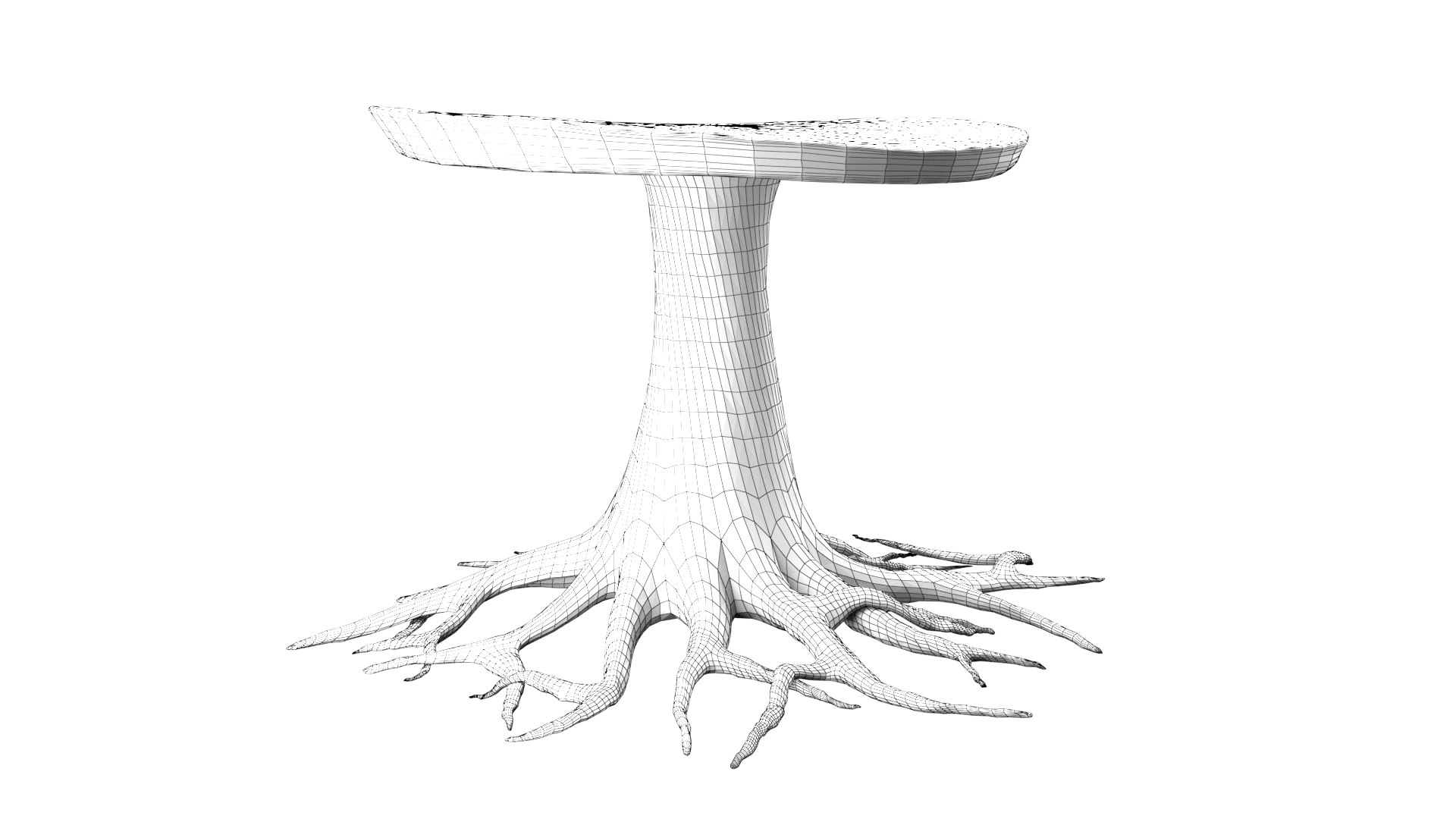 3D Table Roots Model - TurboSquid 2160437