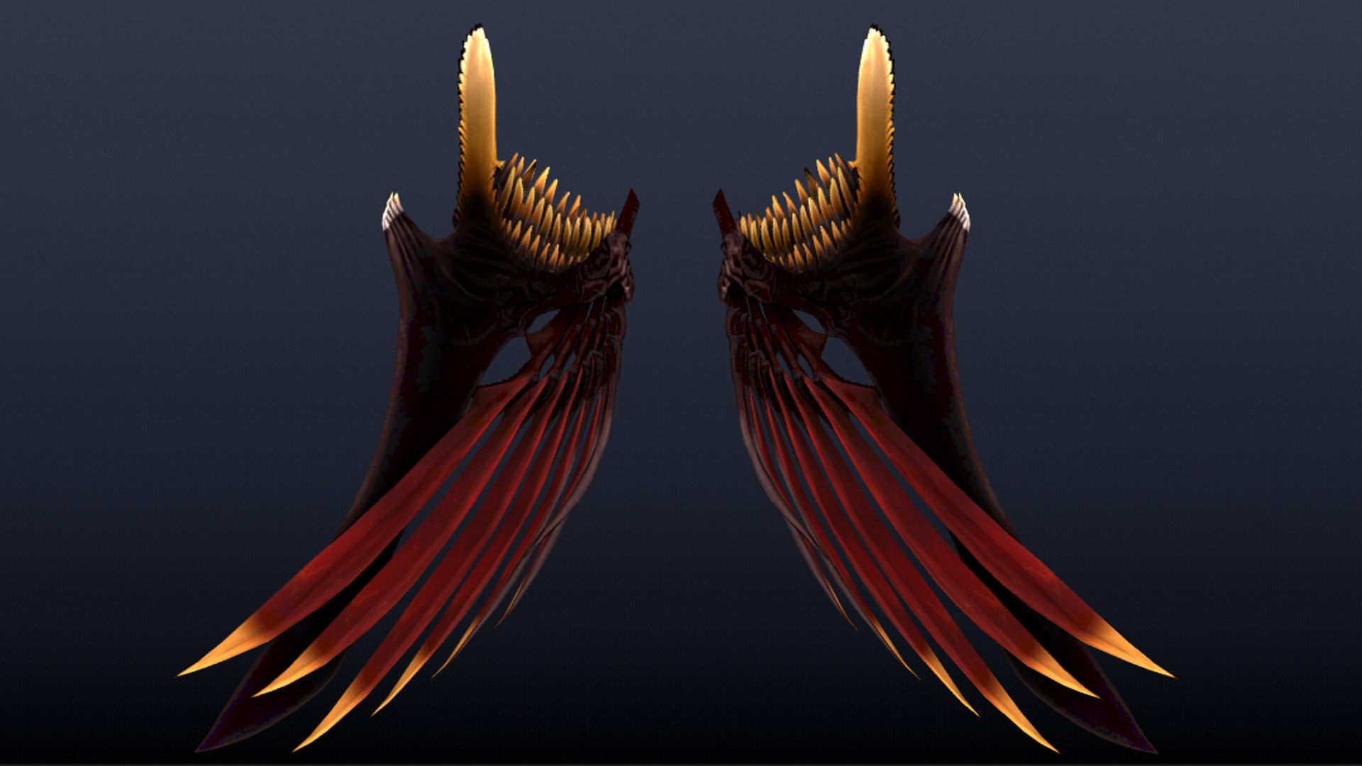 3D Model Wing Pack 12 Piece - TurboSquid 1972721