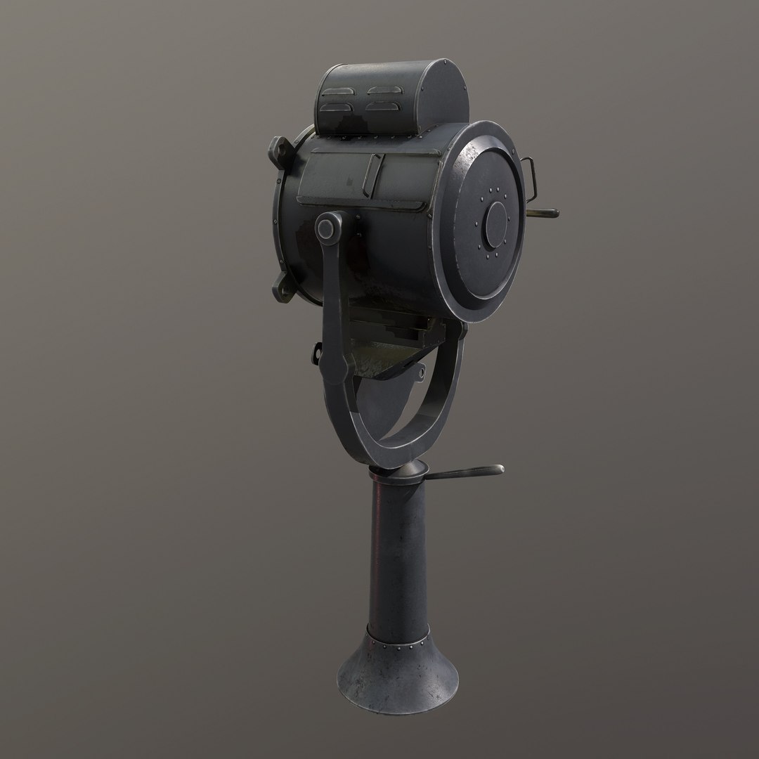 Marine Searchlight Model - TurboSquid 1216634