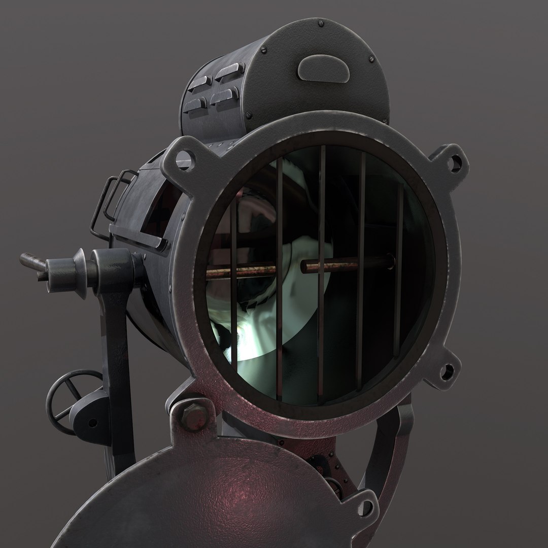 Marine Searchlight Model - TurboSquid 1216634