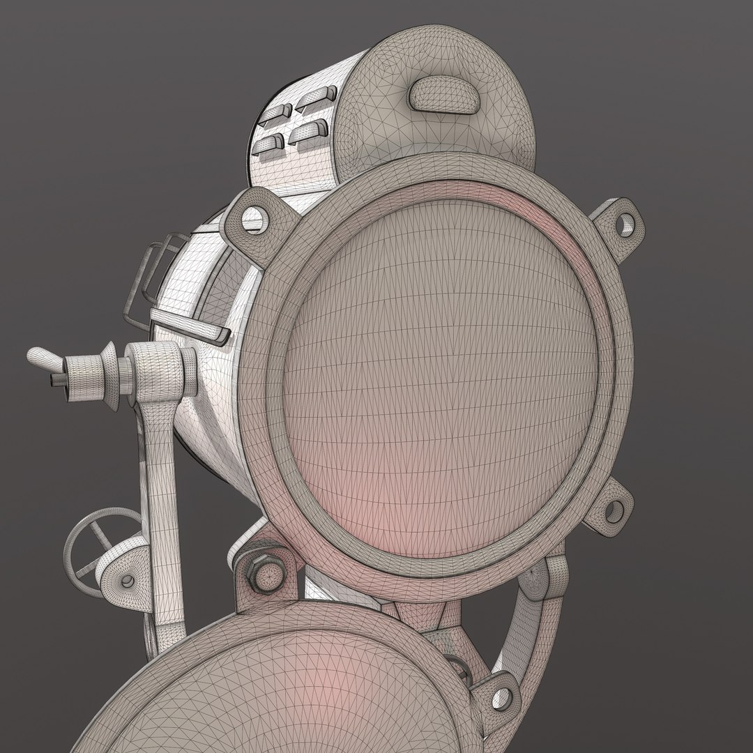 Marine Searchlight Model - TurboSquid 1216634