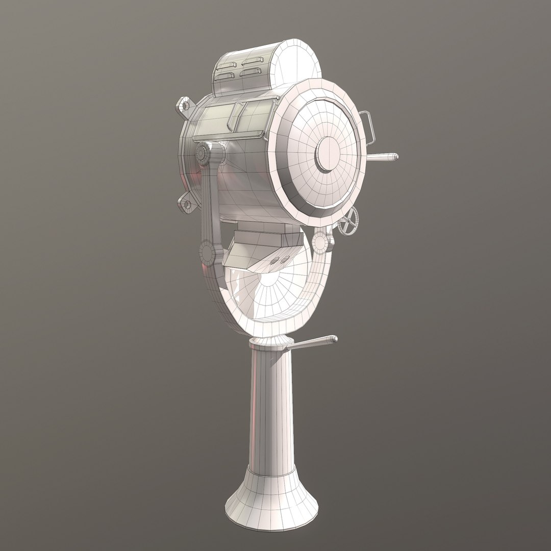 Marine Searchlight Model - TurboSquid 1216634