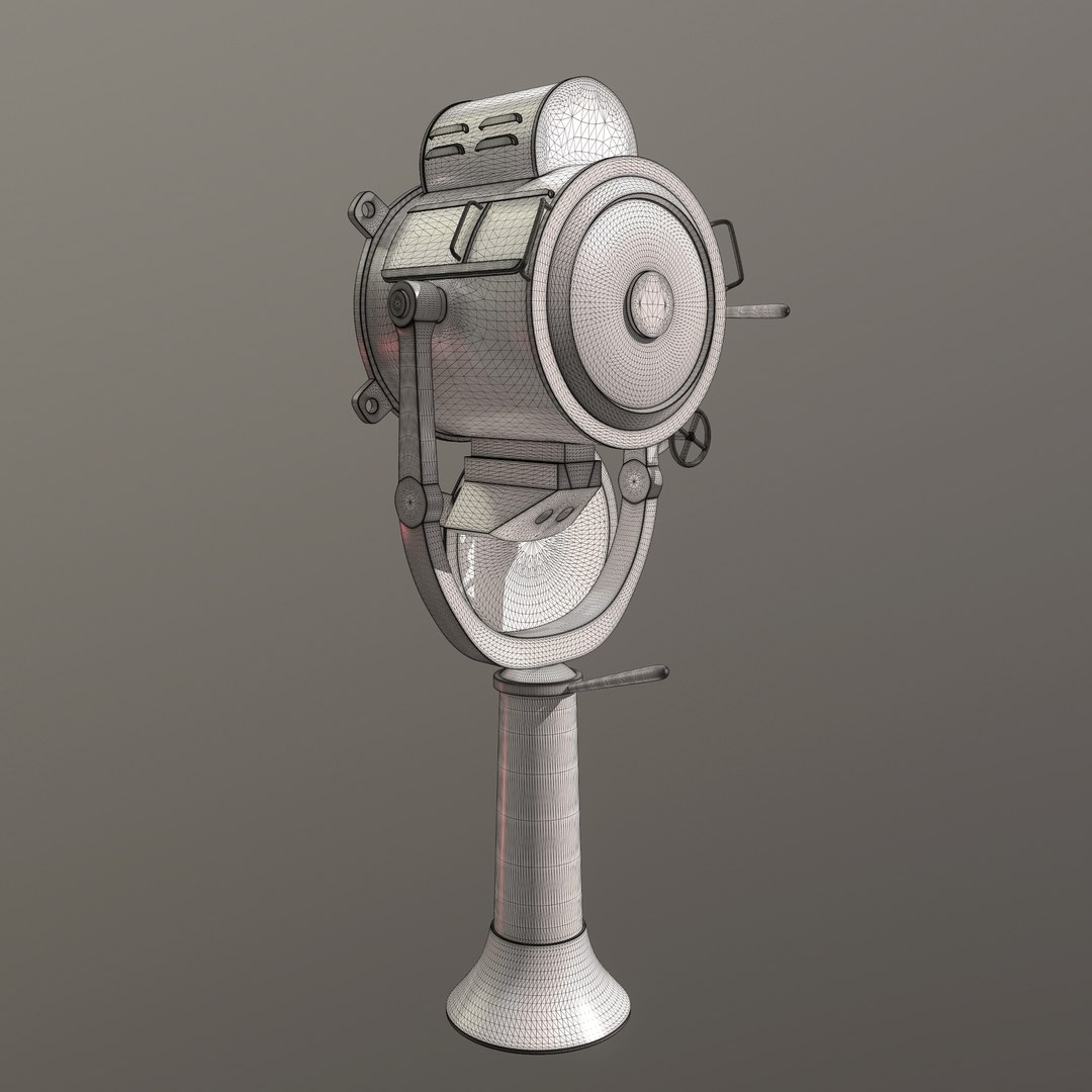 Marine Searchlight Model - TurboSquid 1216634