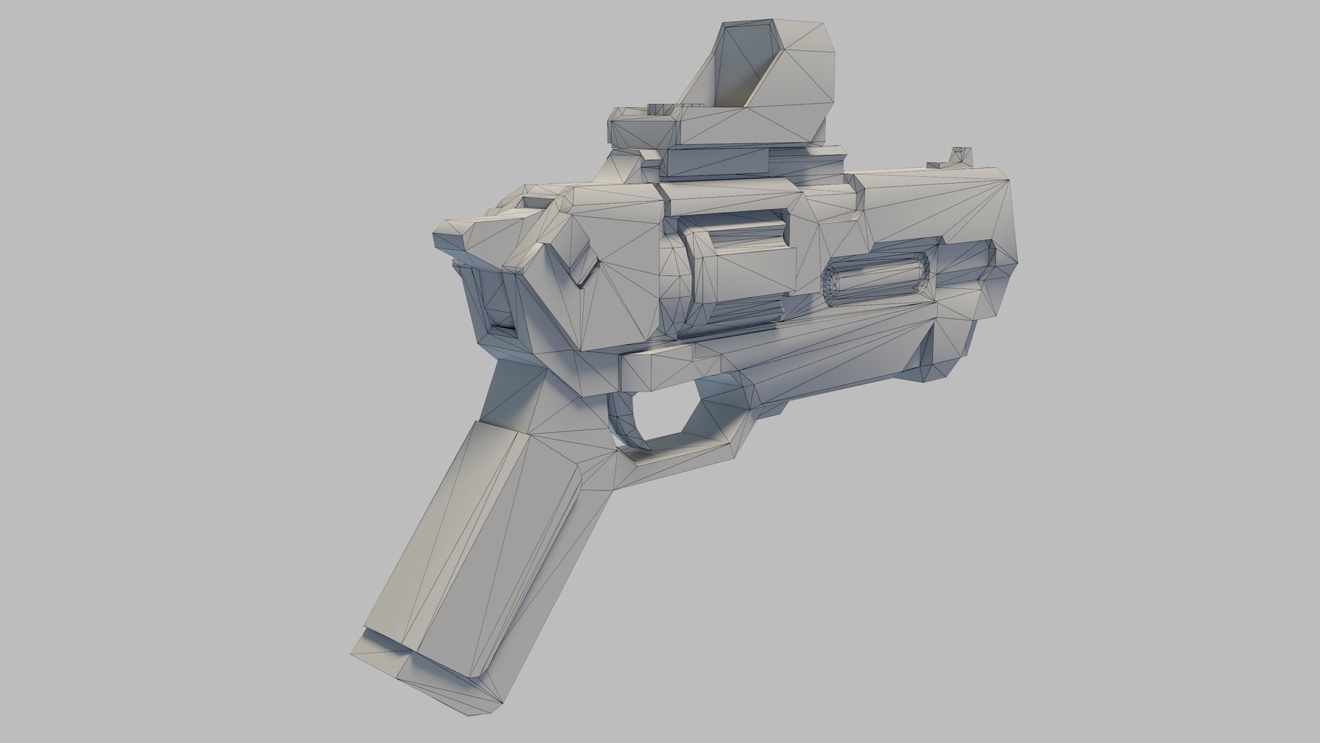 3D Sci Fi Revolver - TurboSquid 2328414