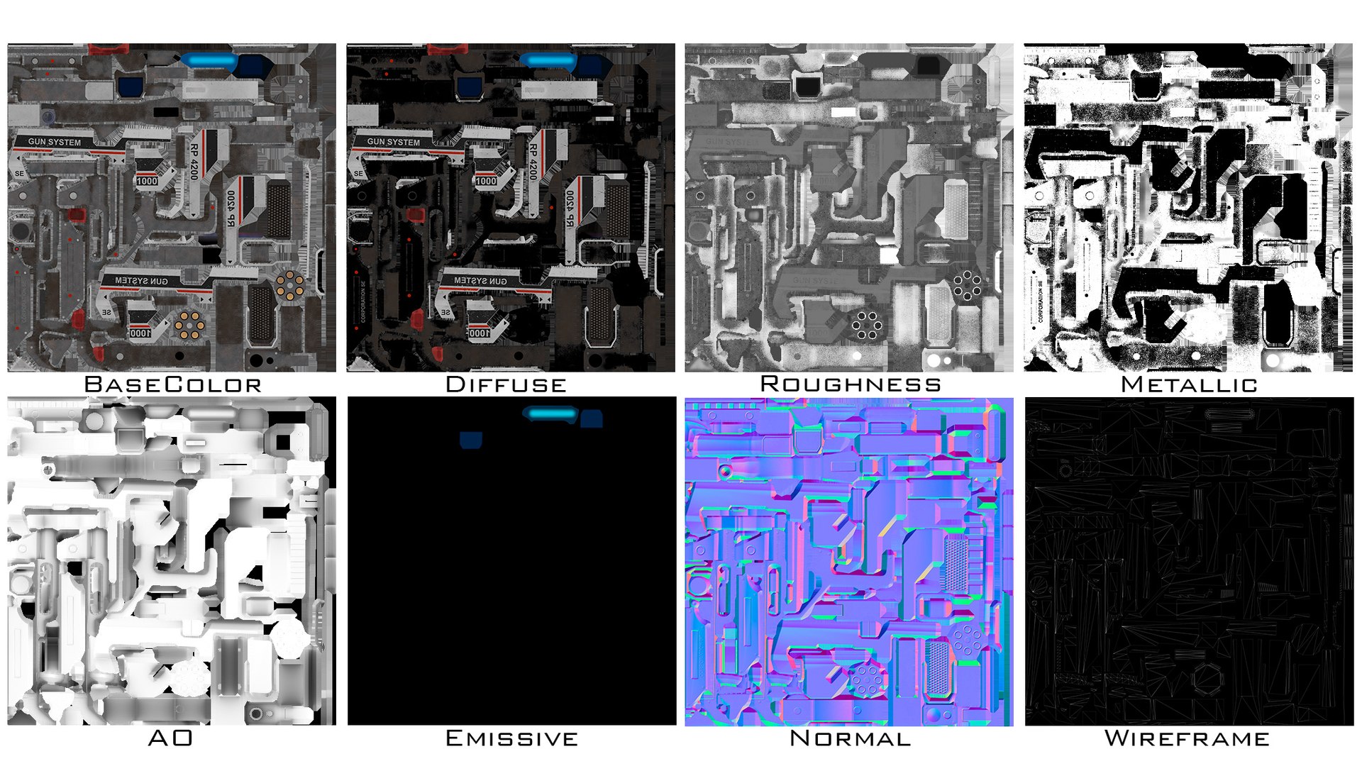 3D Sci Fi Revolver - TurboSquid 2328414