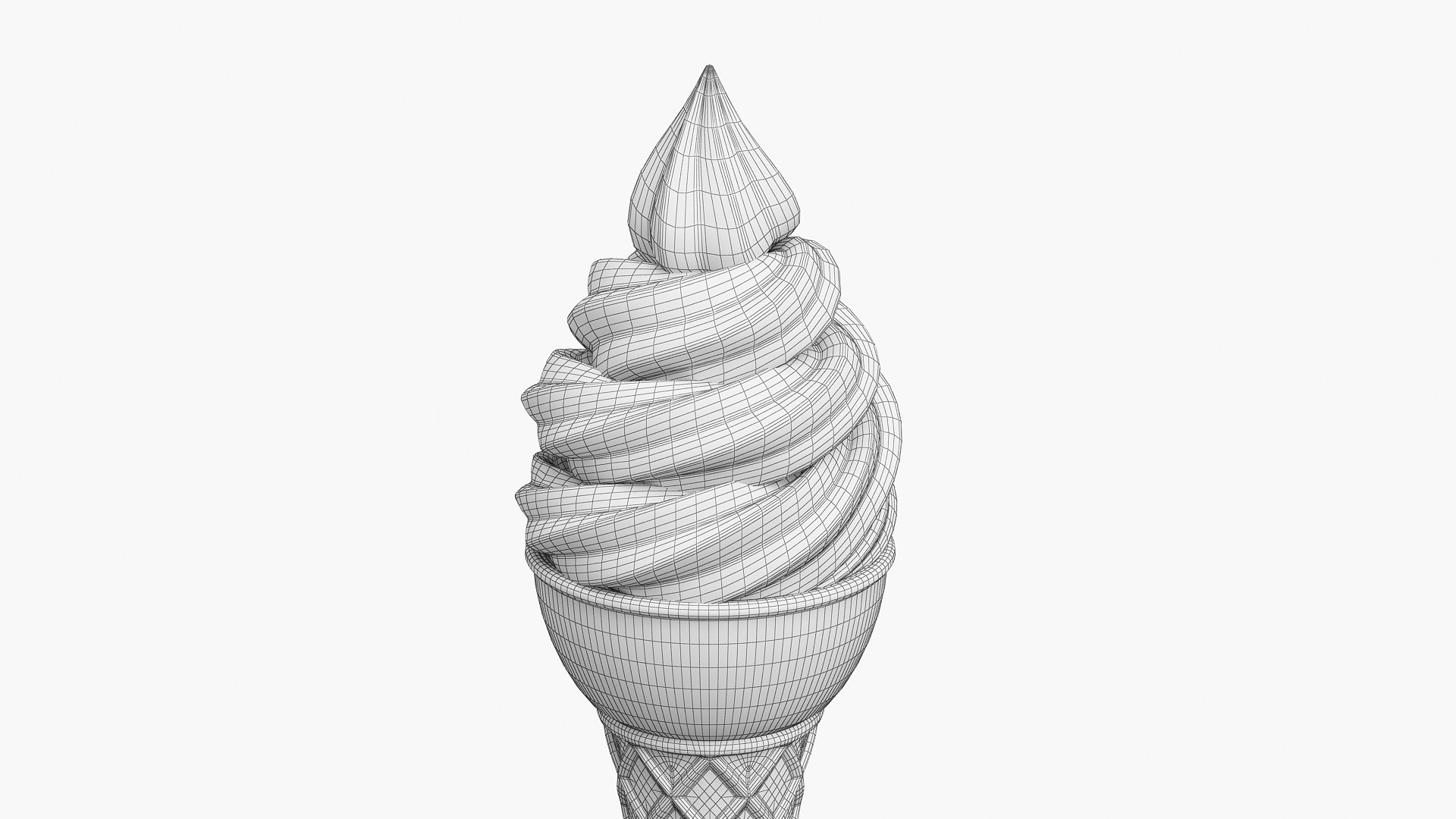 3D Ice Cream V2 Model - TurboSquid 2386917