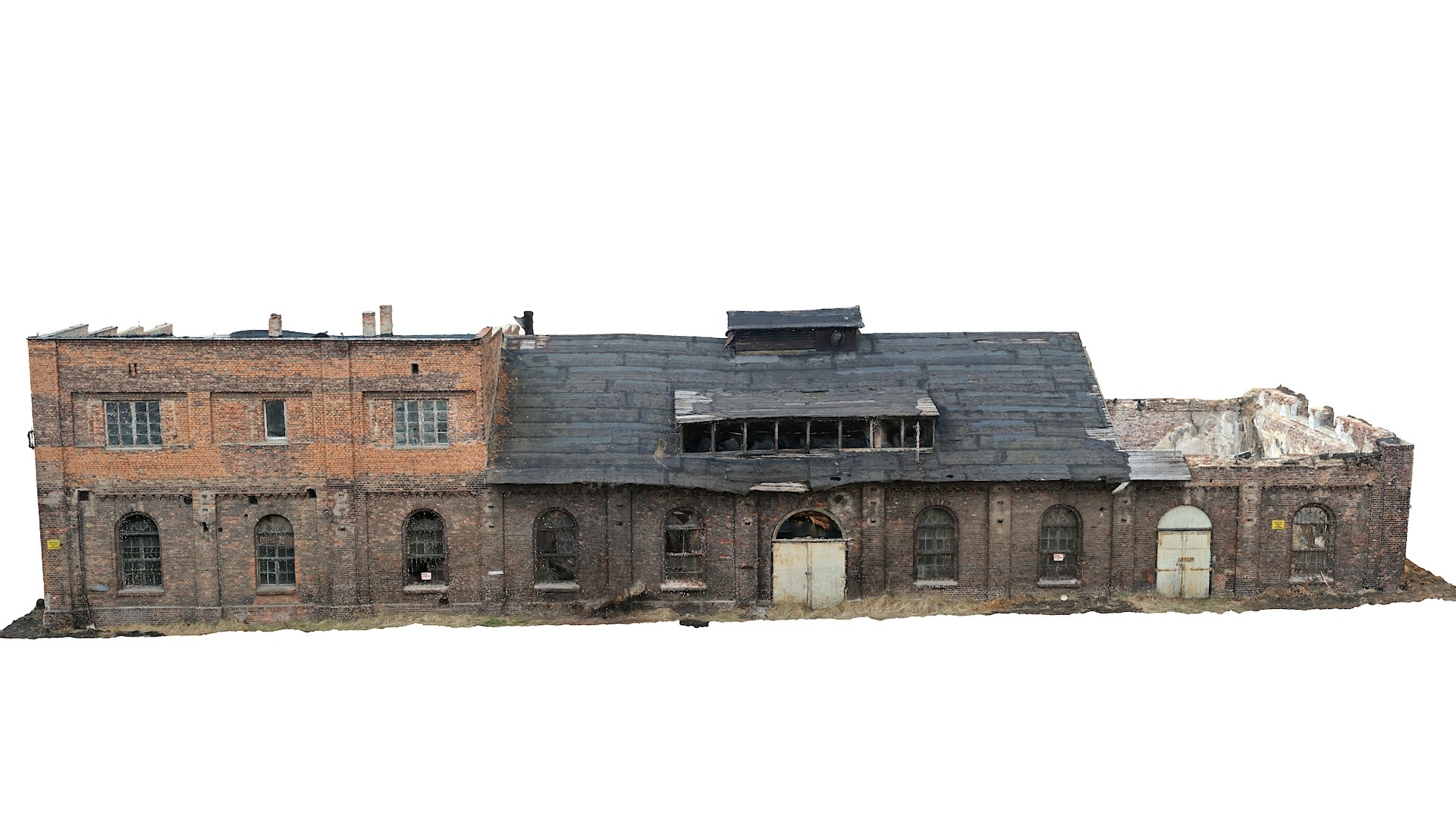 3D Demolished Building Ultra HD 16K Model - TurboSquid 2366493