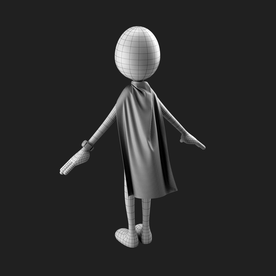 Stickman 3D model - TurboSquid 1716218