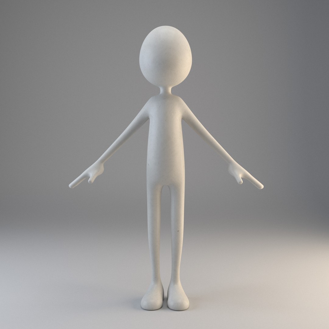 Stickman 3D Model - TurboSquid 1716218
