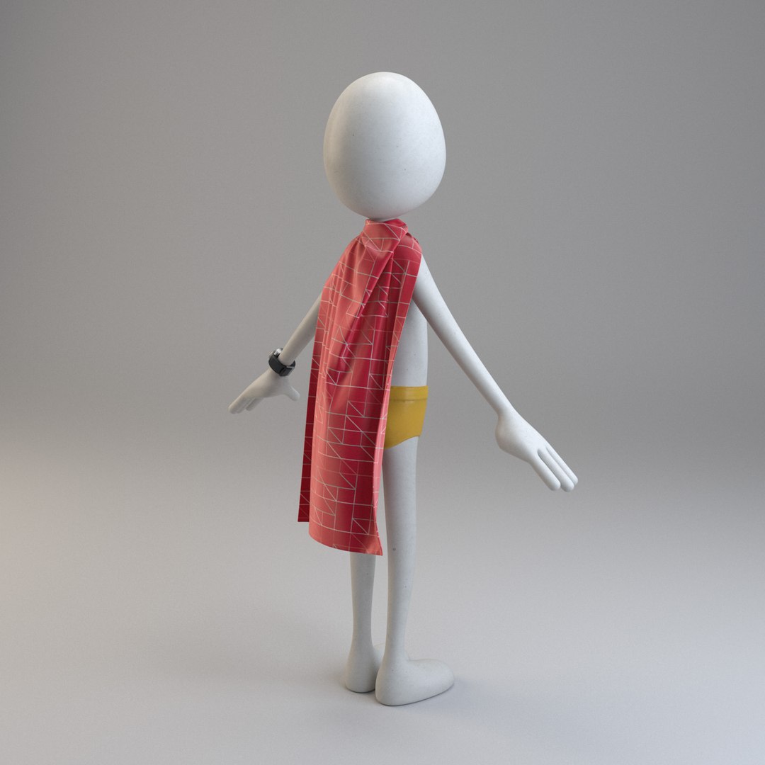 Stickman 3D Model - TurboSquid 1716218