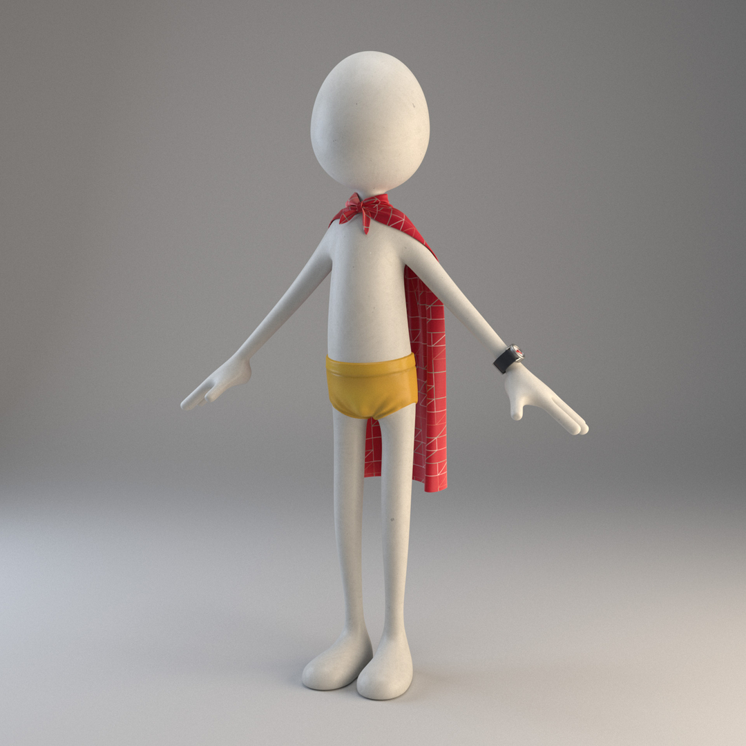 Stickman 3D model - TurboSquid 1716218