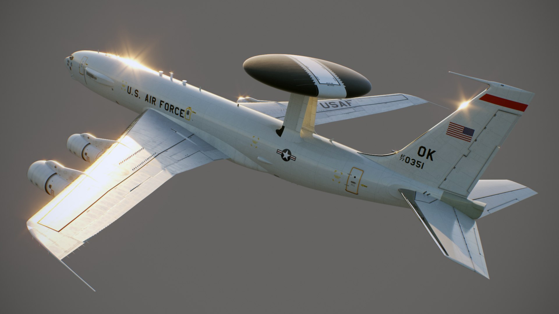 3D Model E-3 Sentry AEWC - TurboSquid 1860095