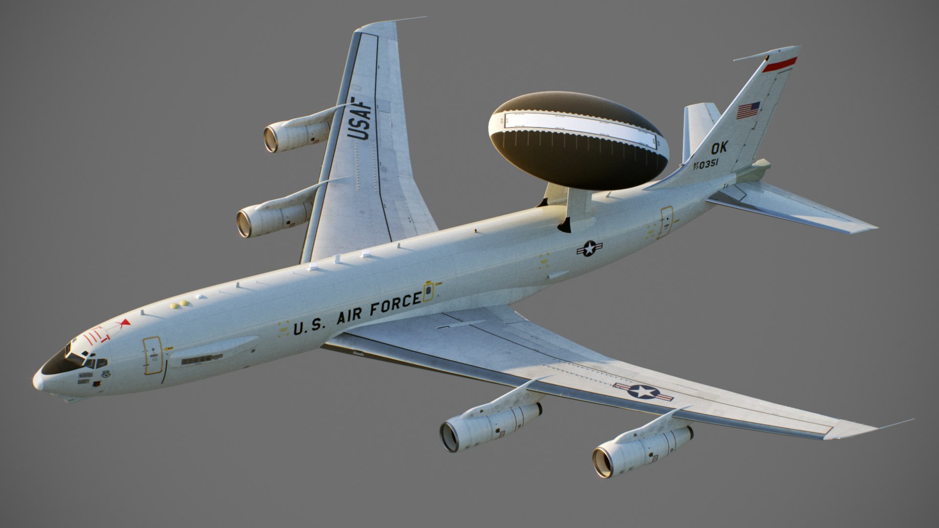 3D Model E-3 Sentry AEWC - TurboSquid 1860095
