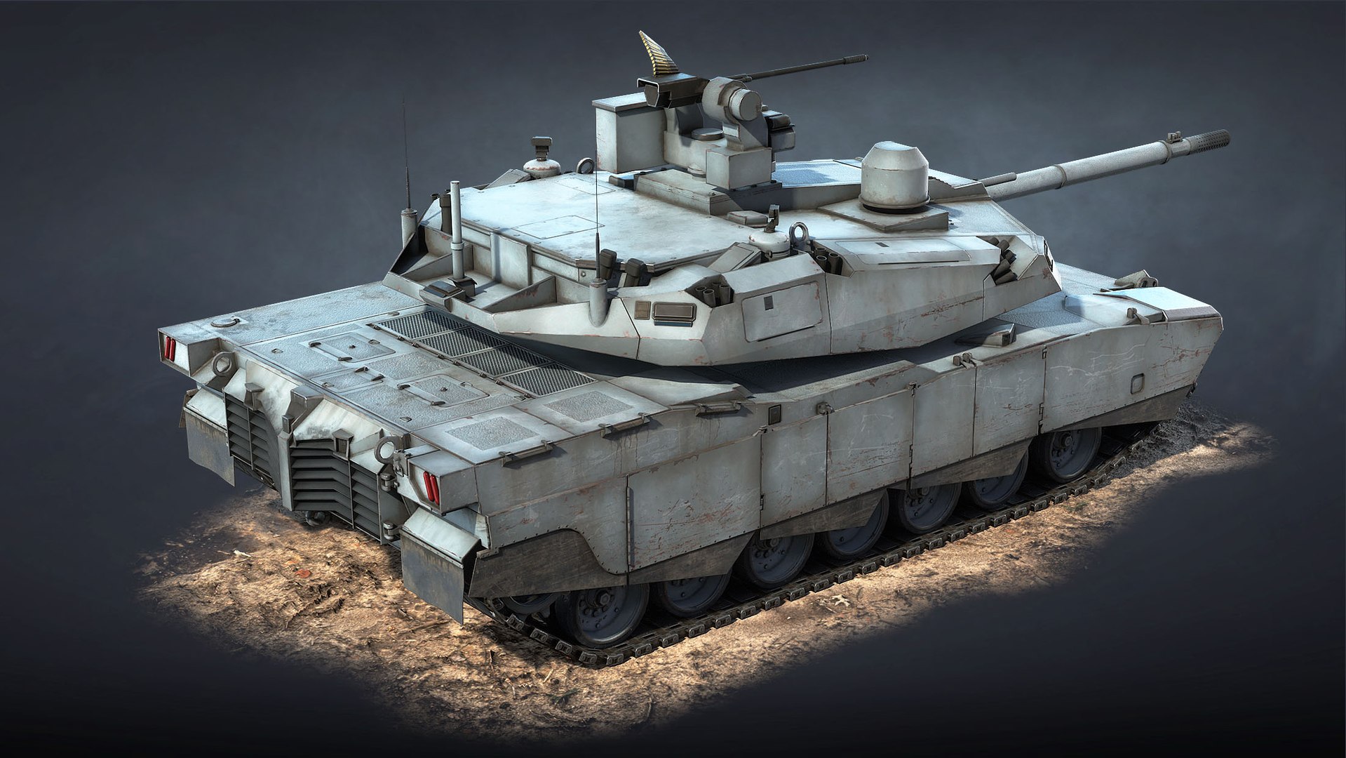 AbramsX MBT Low-Poly Model - TurboSquid 1978771