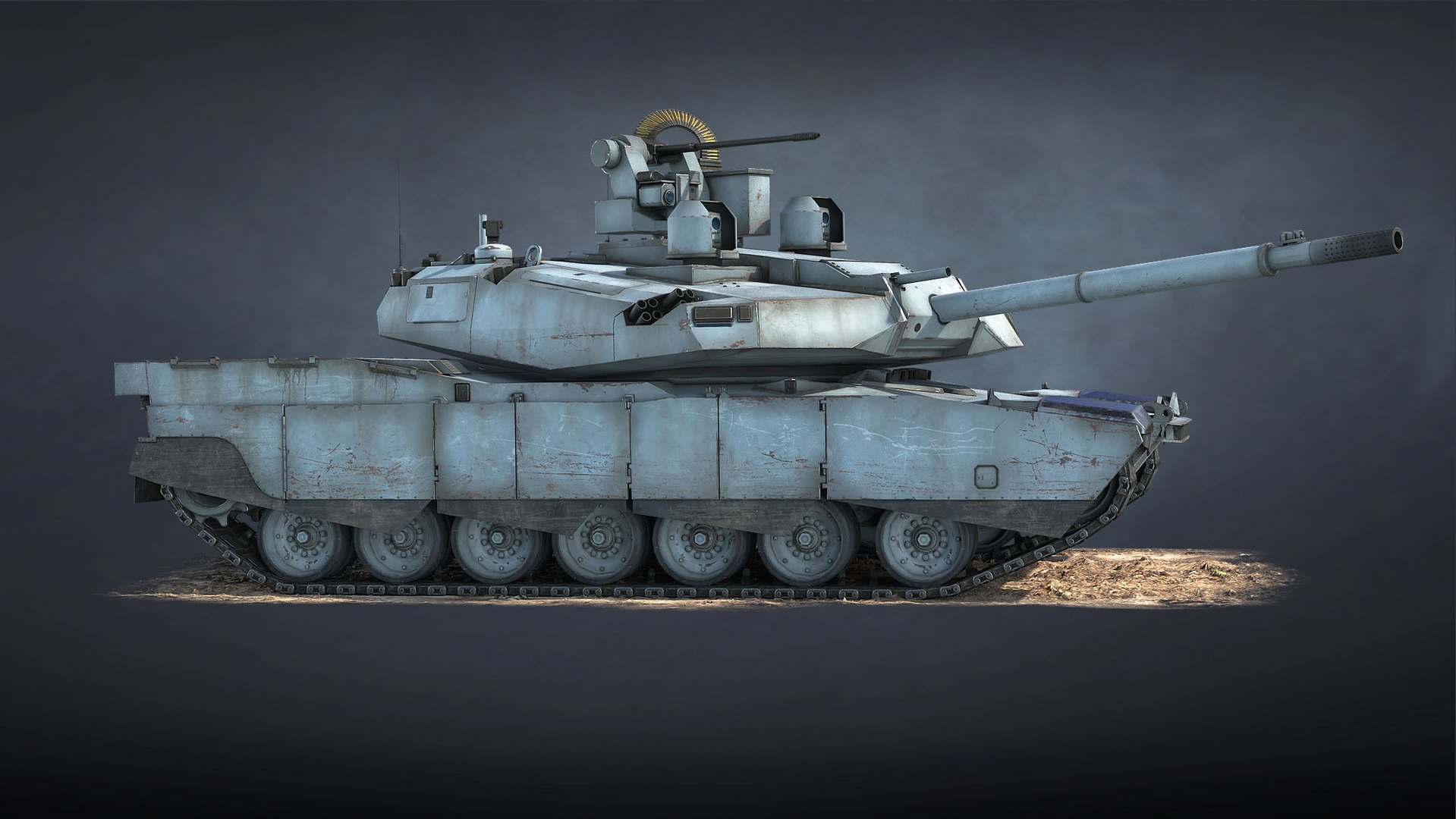 AbramsX MBT Low-Poly Model - TurboSquid 1978771