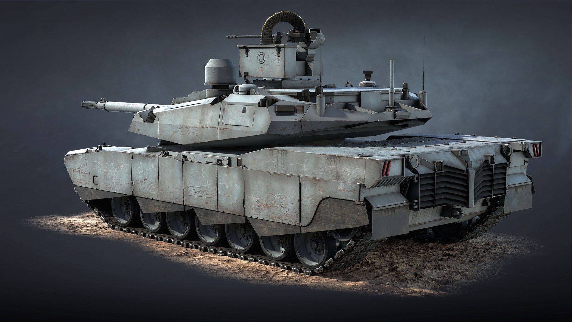 AbramsX MBT Low-Poly Model - TurboSquid 1978771
