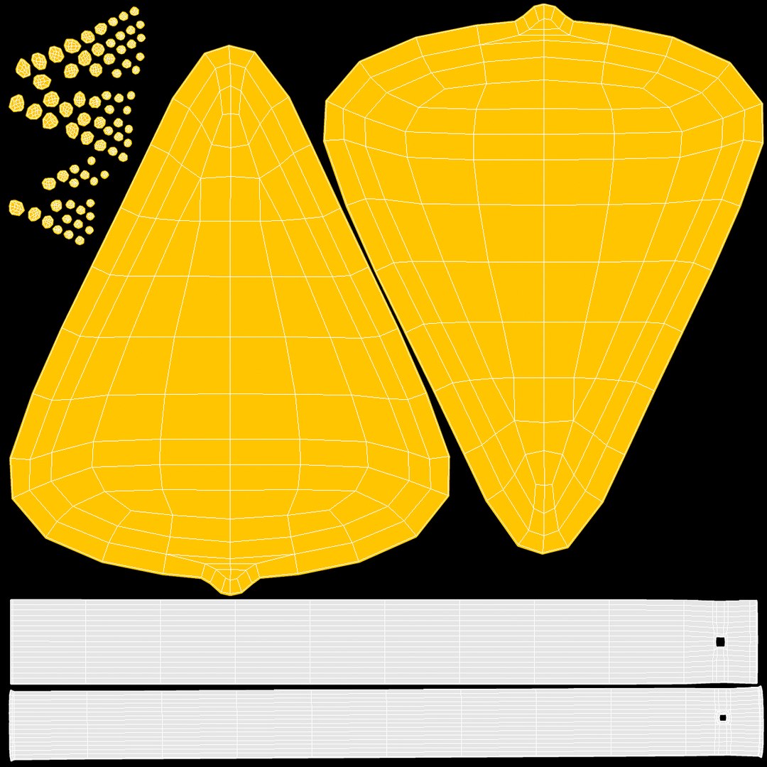 Triangle Form Yellow Lollipop 3D - TurboSquid 2241933