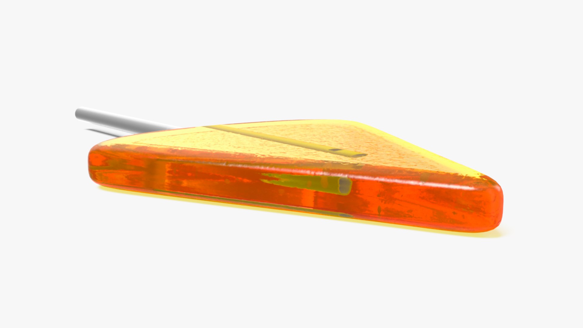Triangle Form Yellow Lollipop 3D - TurboSquid 2241933