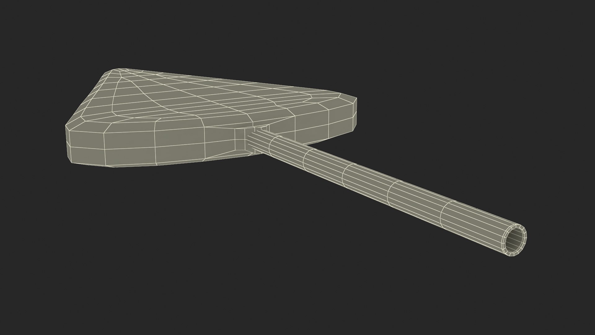 Triangle Form Yellow Lollipop 3D - TurboSquid 2241933