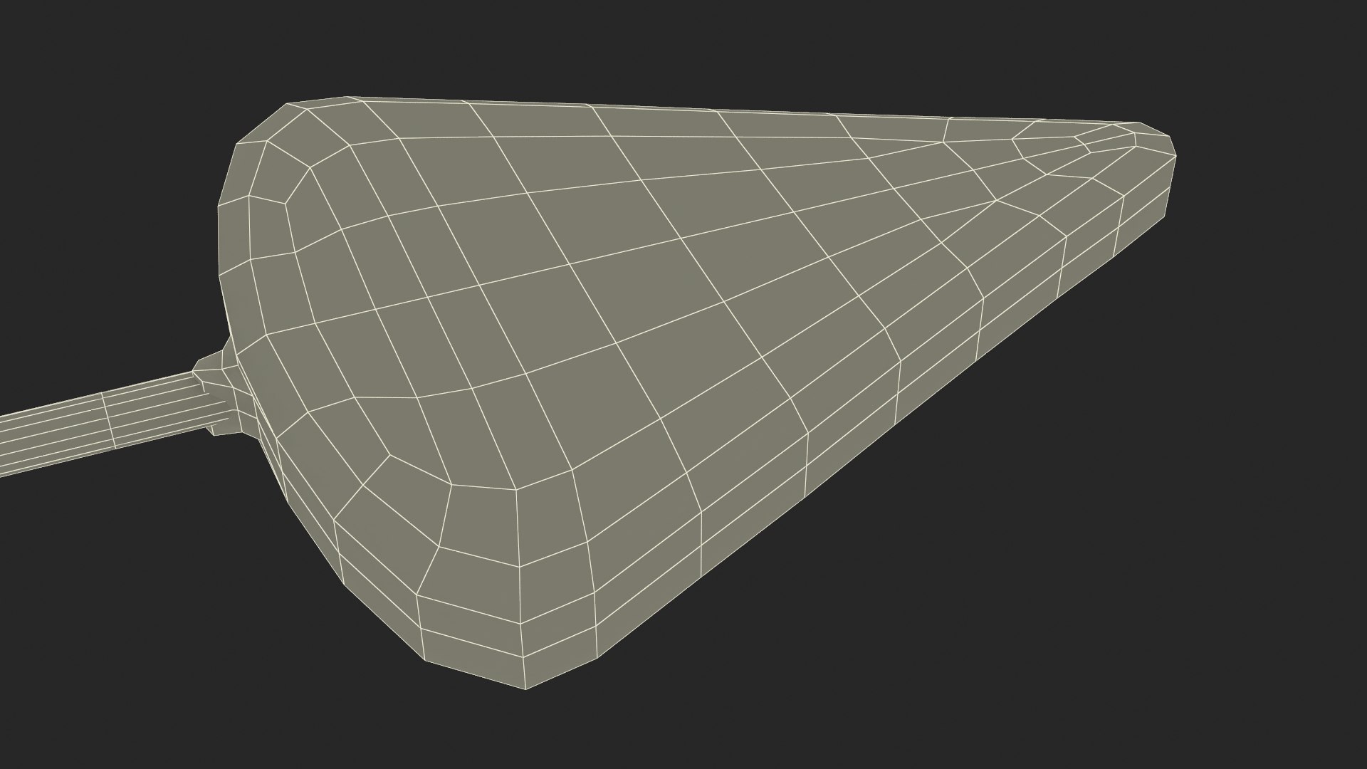Triangle Form Yellow Lollipop 3D - TurboSquid 2241933