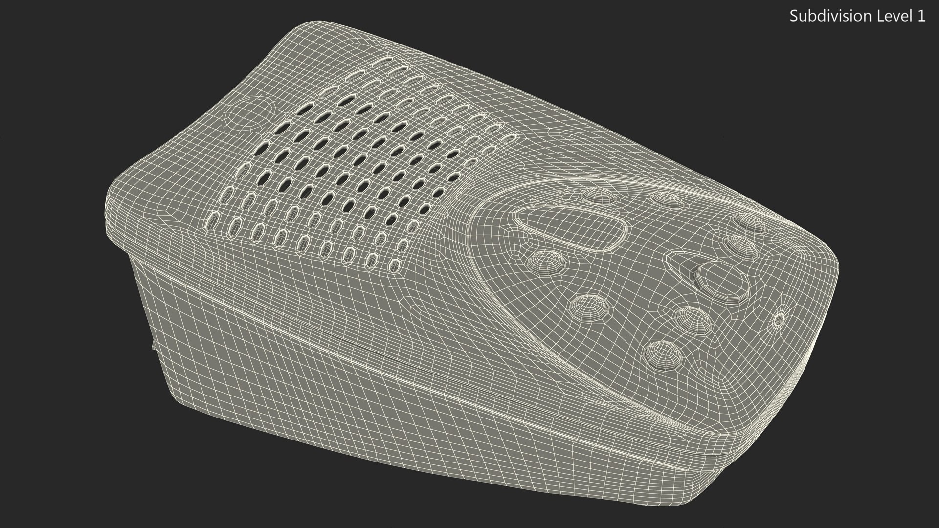 3D Model Answering Machine ATT Black - TurboSquid 2089871