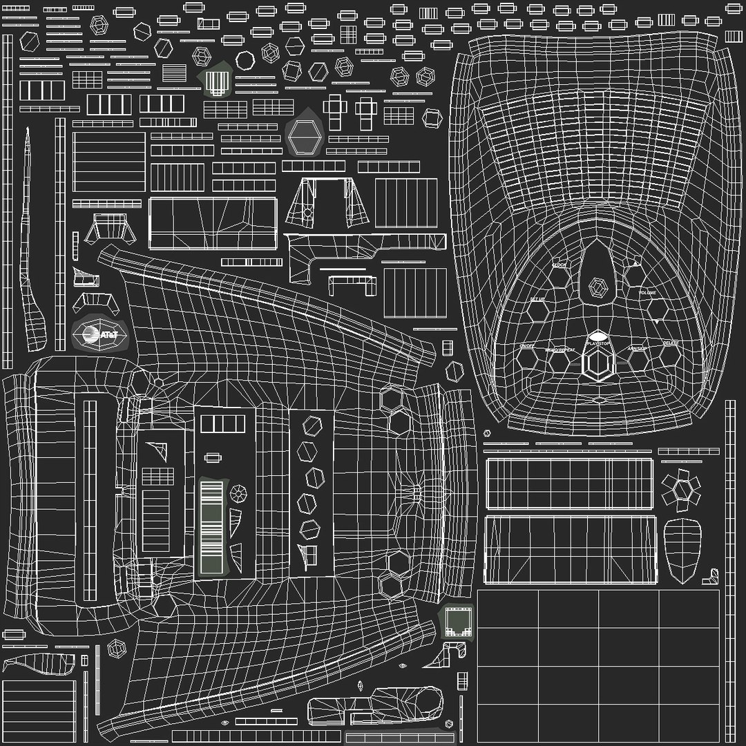 3D model Answering Machine ATT Black - TurboSquid 2089871
