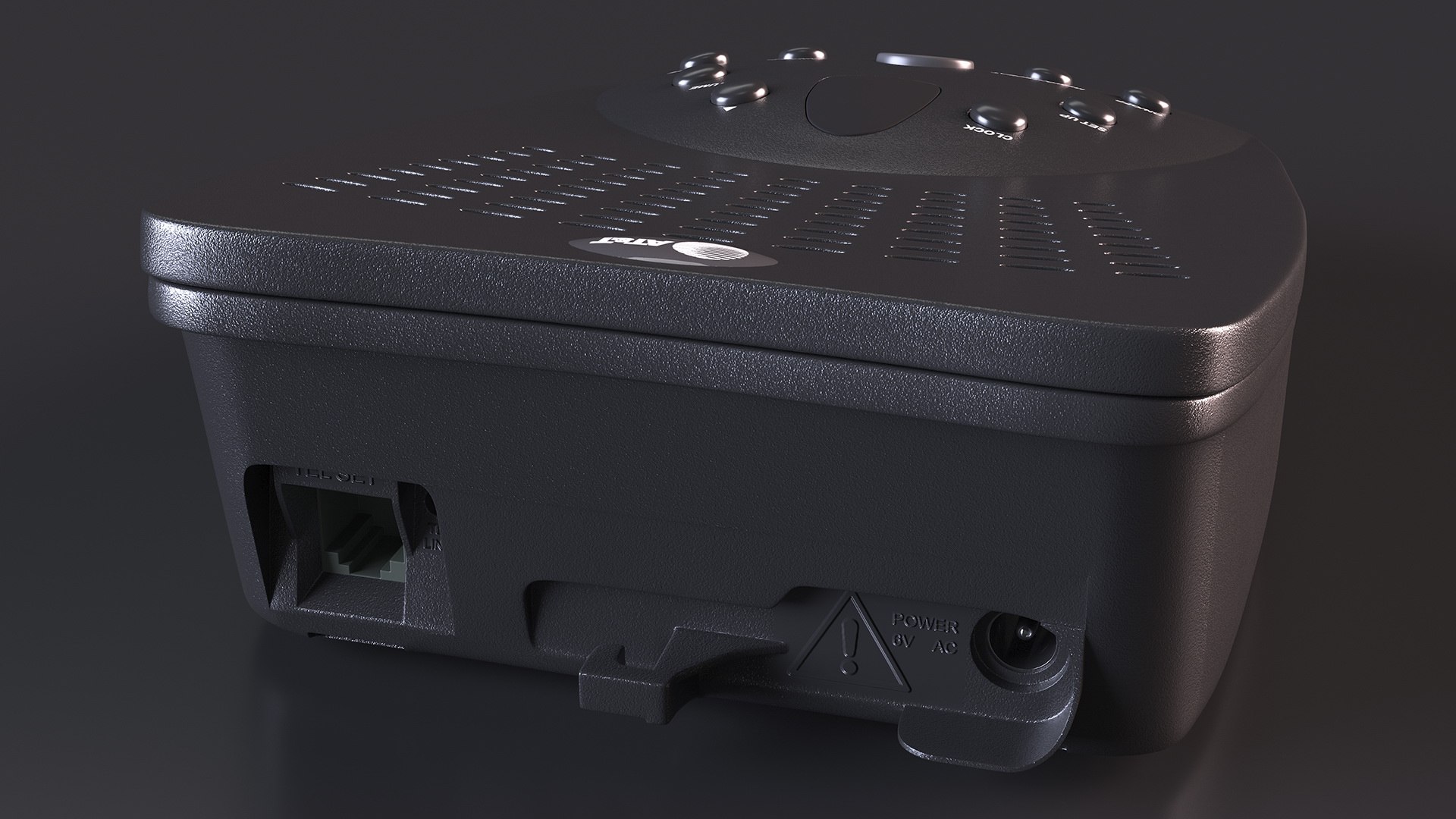 3D Model Answering Machine ATT Black - TurboSquid 2089871