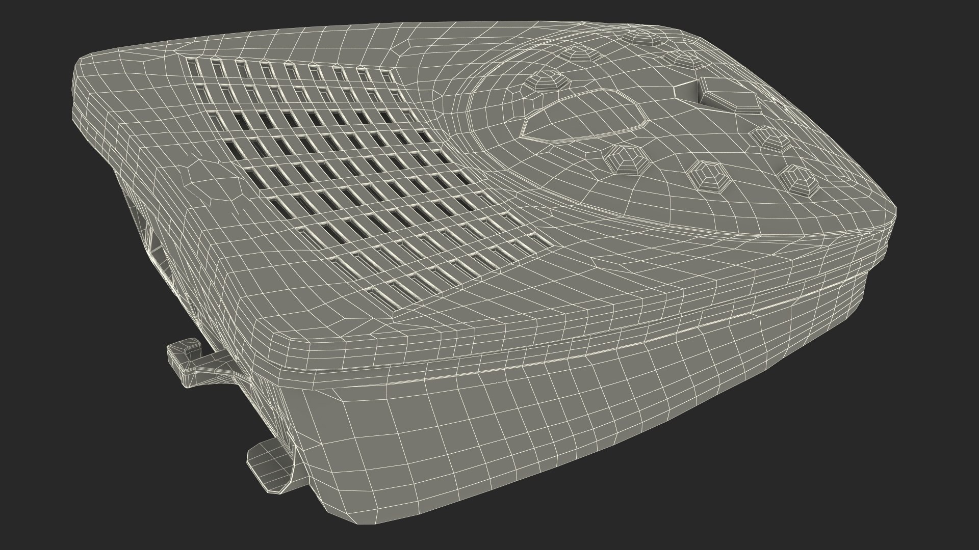 3D Model Answering Machine ATT Black - TurboSquid 2089871