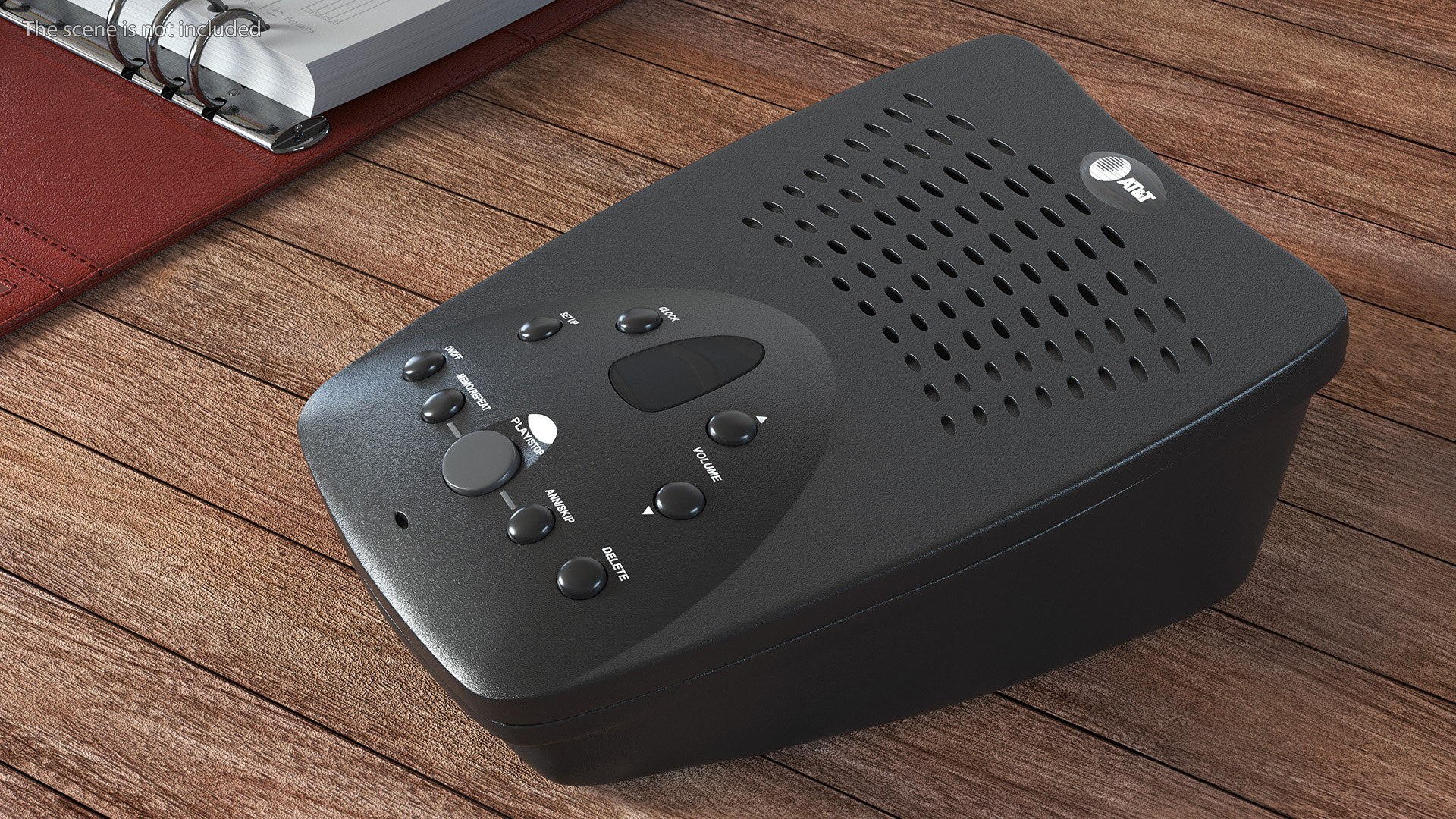 3D Model Answering Machine ATT Black - TurboSquid 2089871