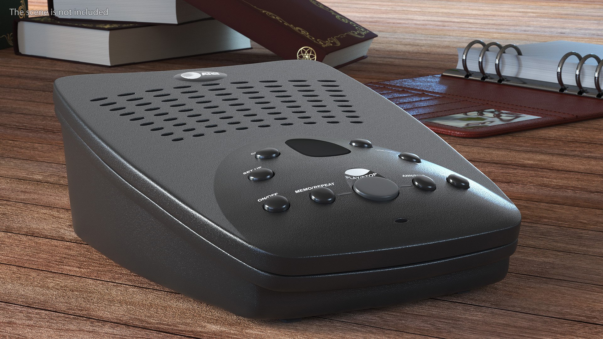 3D Model Answering Machine ATT Black - TurboSquid 2089871