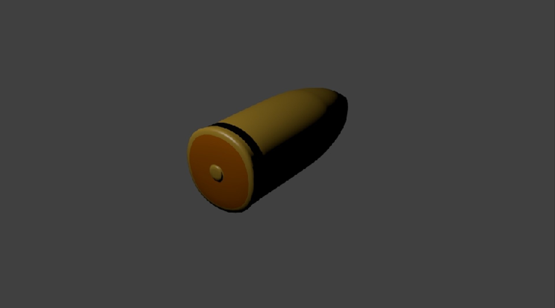 3d Bullet Modeled Model