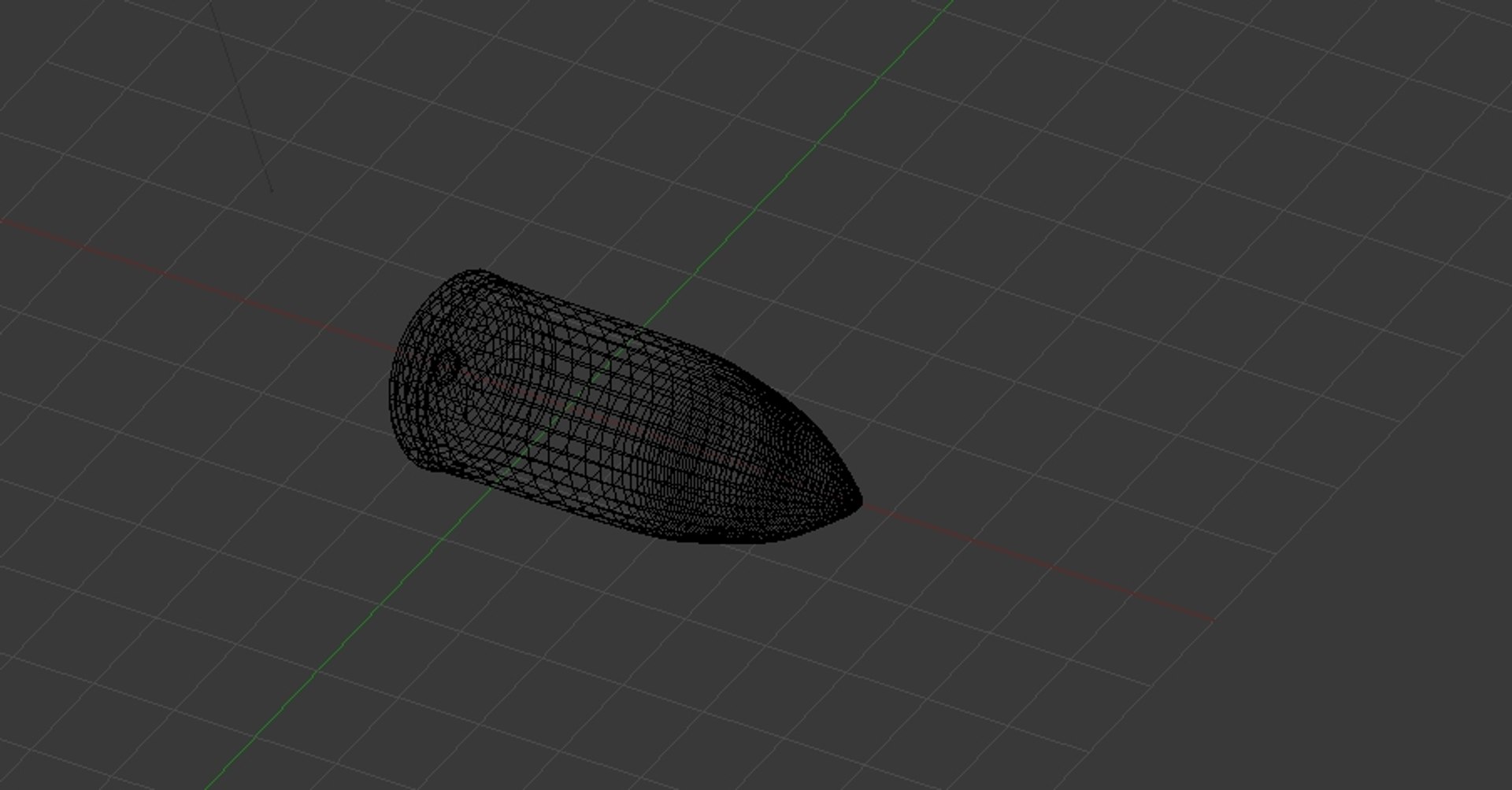 3d Bullet Modeled Model