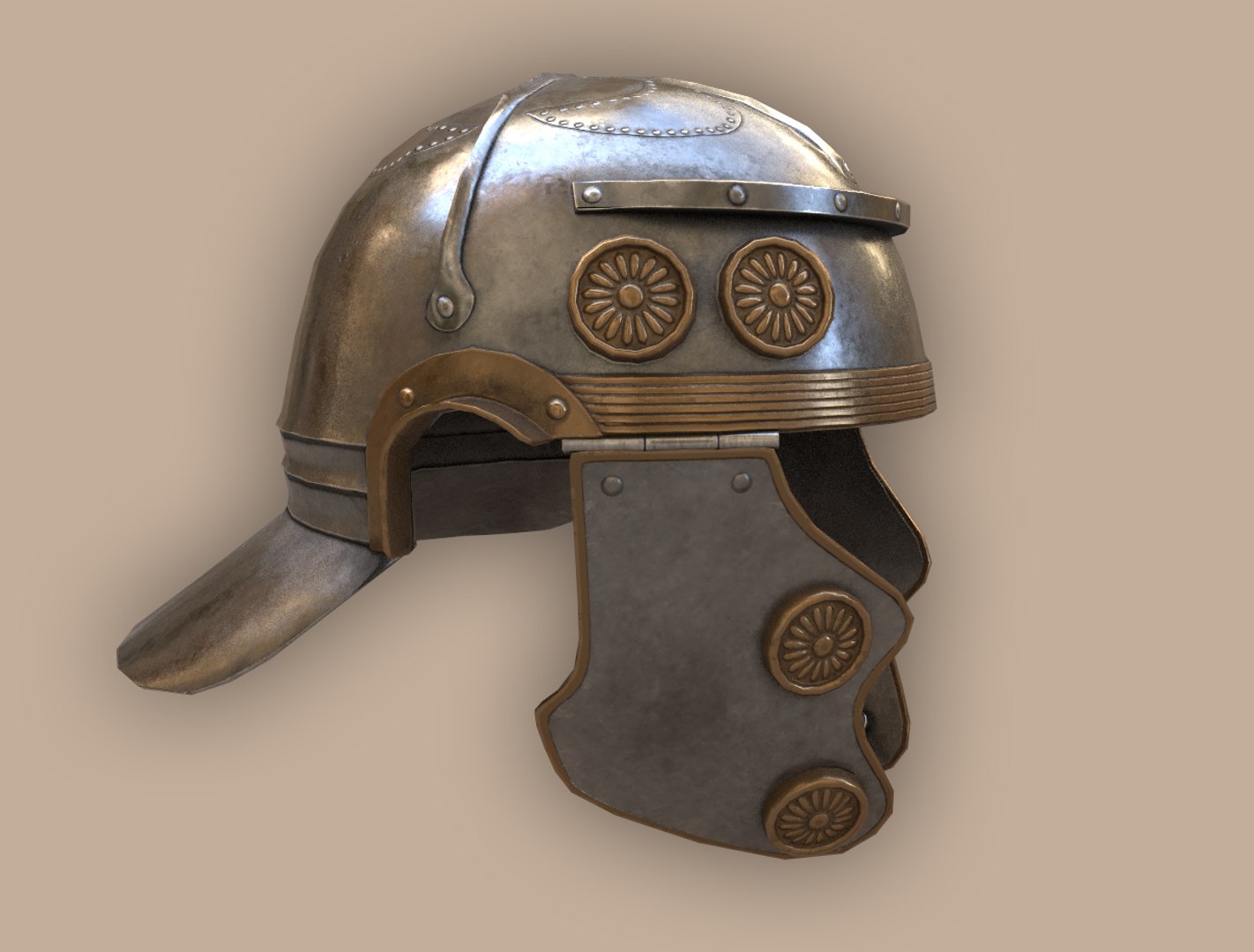 Realistic Ancient Galea 3D Model - TurboSquid 1394024